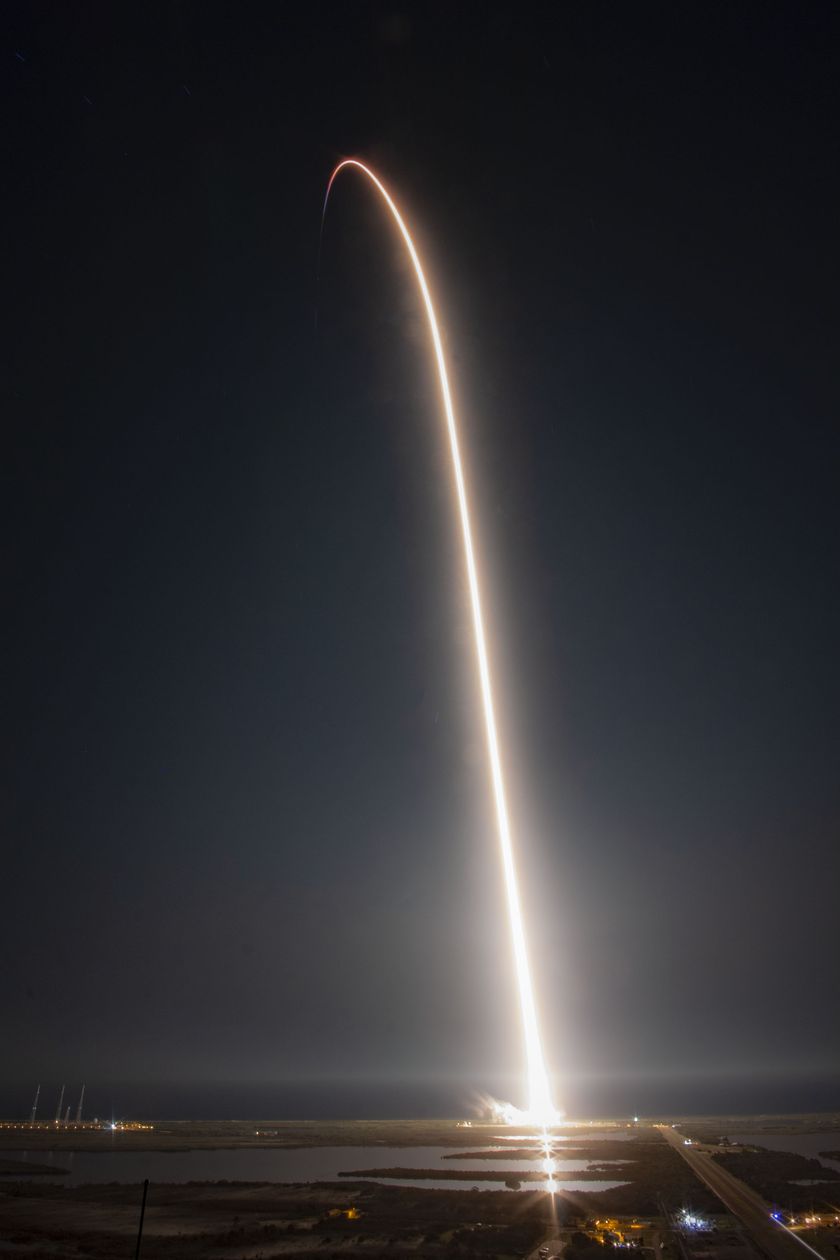 Spacexs Crew Dragon Demo 1 Test Flight In Pictures Space
