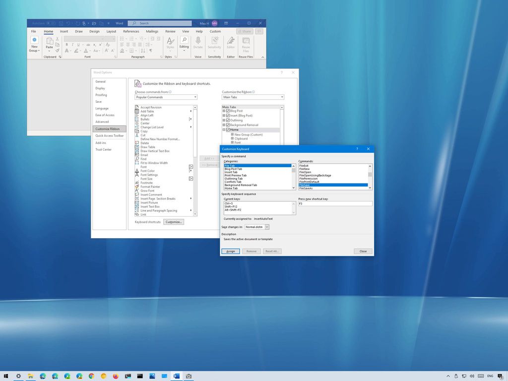 How to create a custom keyboard shortcut in Word | Windows Central How to create a custom keyboard shortcut in Word | Windows Central