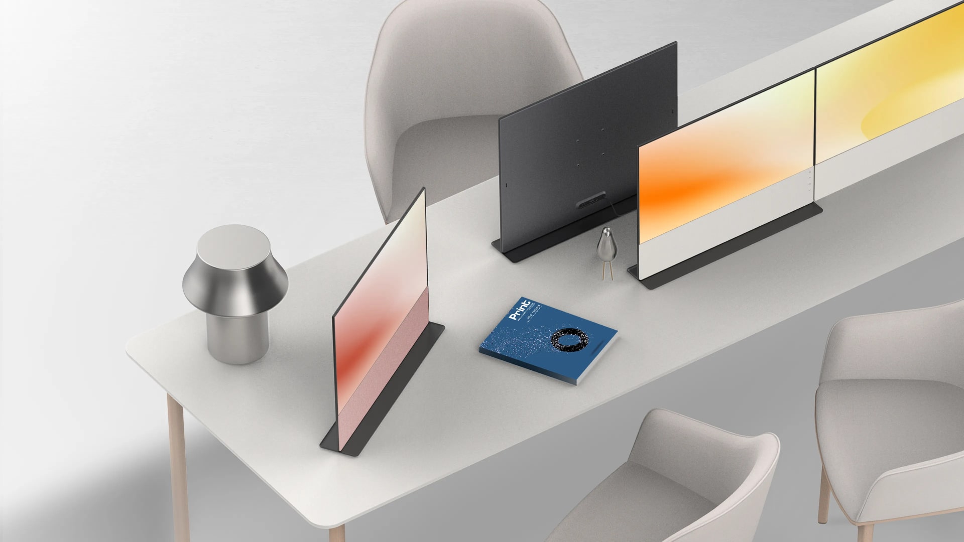 Samsung s Clever New Monitors Daisy chain Without Cables TechRadar Samsung s Clever New Monitors Daisy chain Without Cables TechRadar