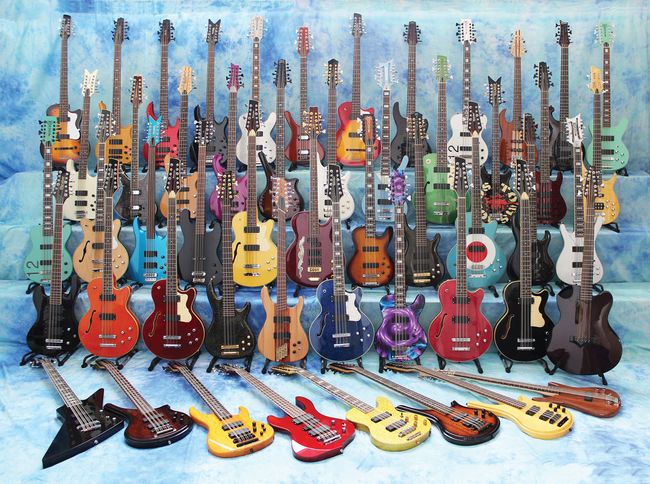 Meet the owner of the world's biggest 12-string bass collection ...