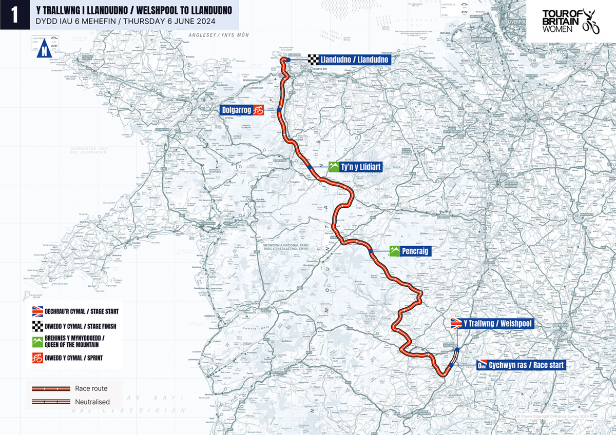 Tour of Britain Women 2024 route | Cyclingnews