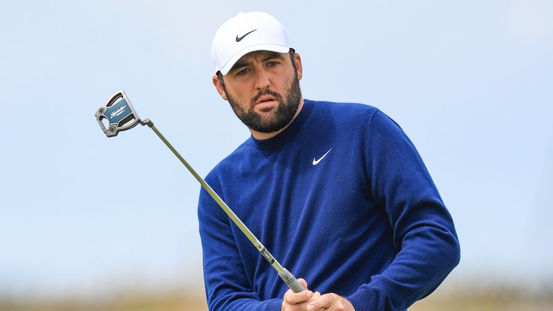 Watch Scottie Scheffler Hits A Shank Out Of A Bunker | Golf Monthly