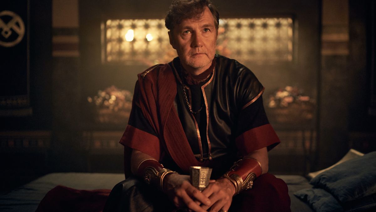 'She's a difficult wife!’ – Britannia stars David Morrissey and Sophie ...