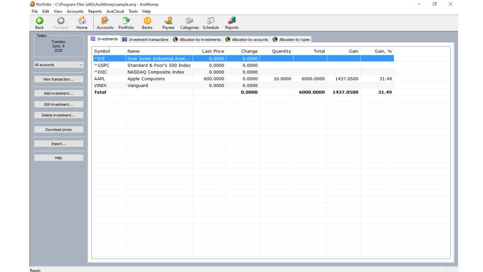 AceMoney Lite | TechRadar