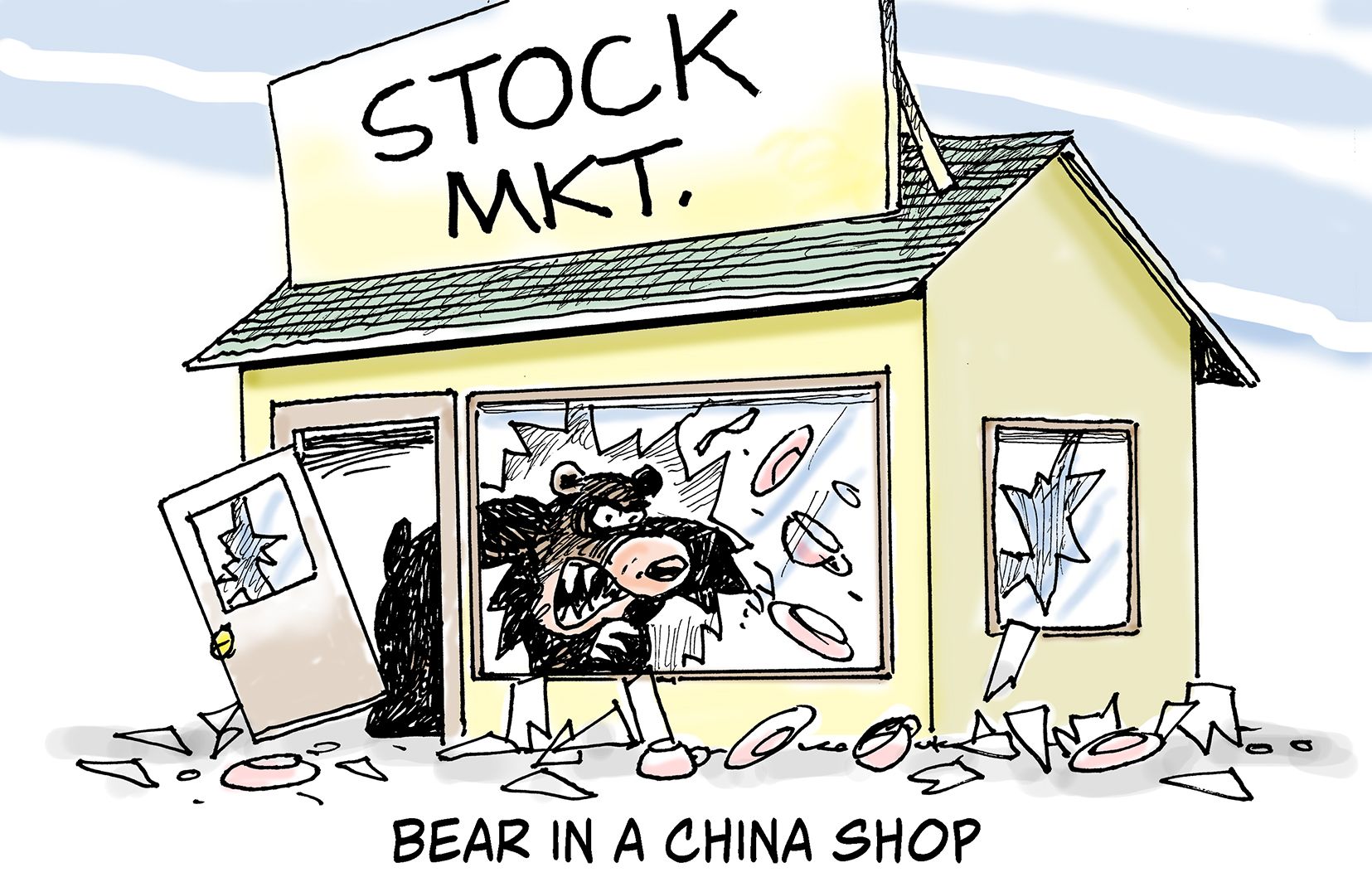 7 scathing cartoons about America's economic woes | The Week