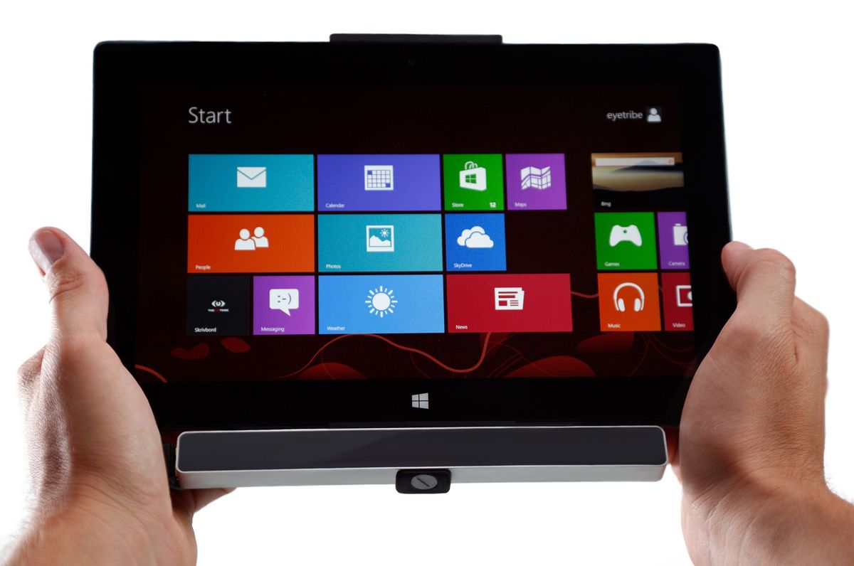 The Eye Tribe Tracker lets you control your tablet with your eyes ...