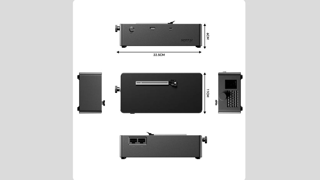 Aoostar AG02 eGPU dock with OCuLink support and 500W PSU announced for ...