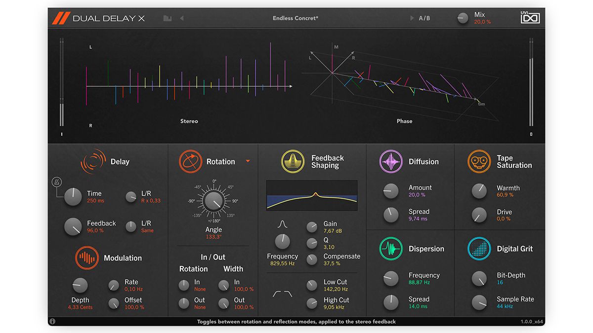 UVI Dual Delay X promises to put “a unique spin” on what a delay plugin ...