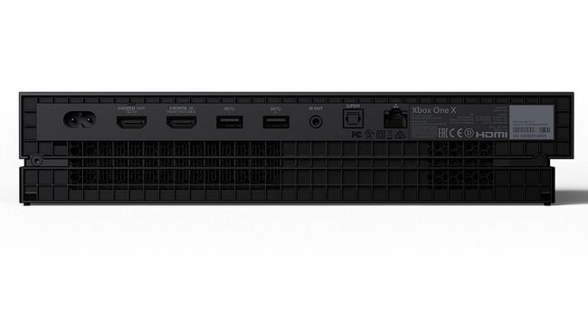 Here's what the Xbox One X back side looks like - behold Microsoft's ...