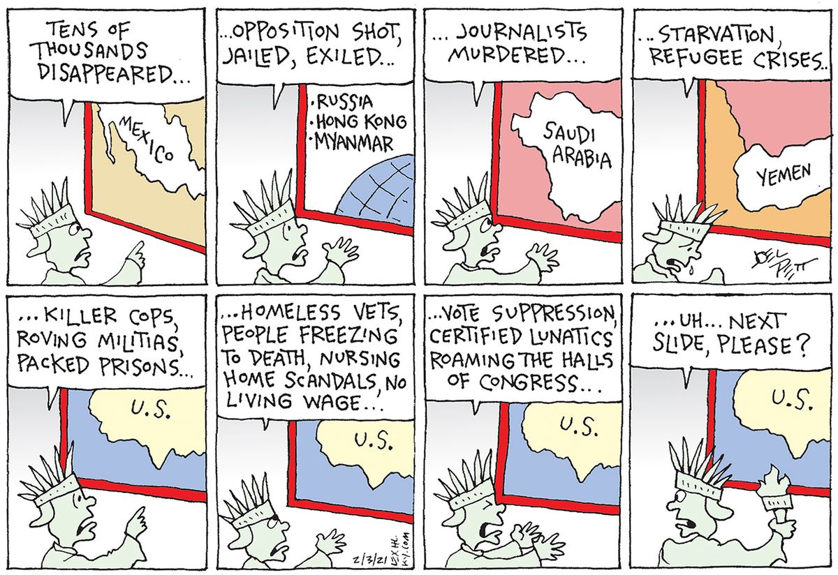 Editorial Cartoon U.S. america world problems | The Week