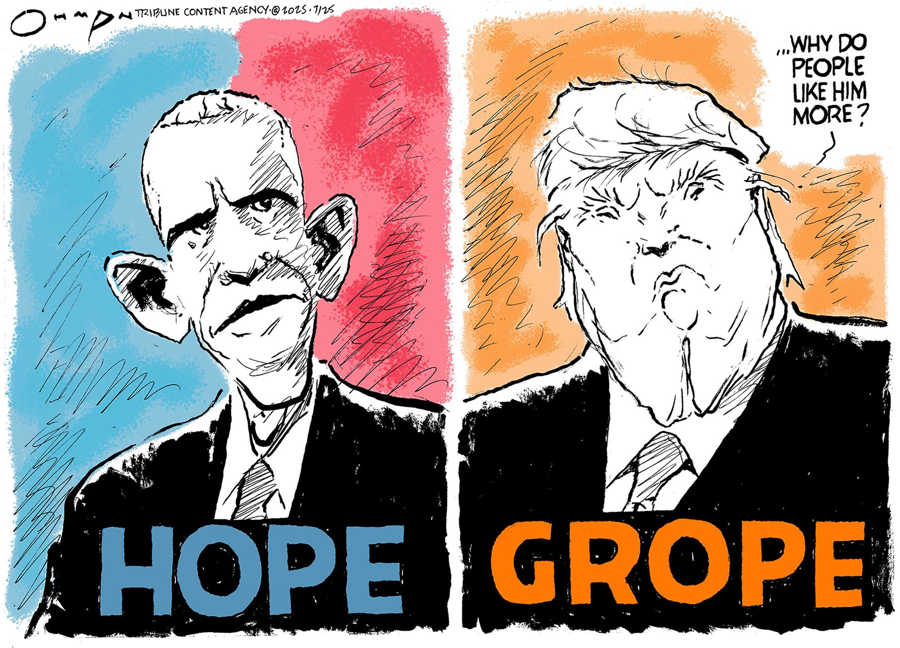 The audacity to grope | July 26 editorial cartoons | The Week