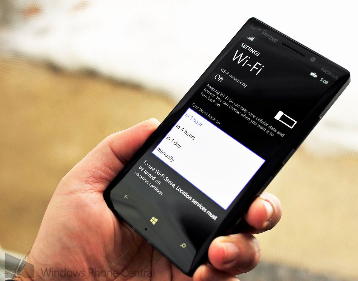 New Windows Phone 8.1 Wi-Fi settings shown on video | Windows Central