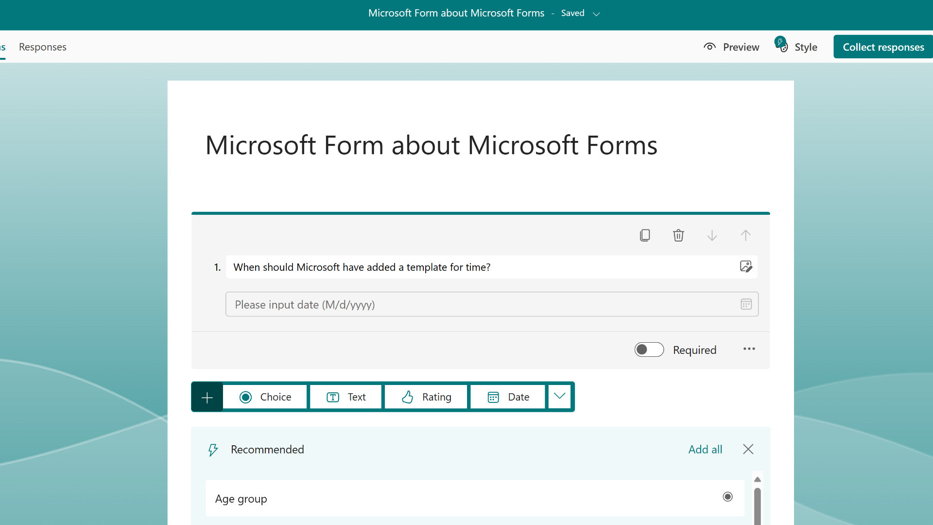 Microsoft Forms Lacks The Ability To Ask Questions 