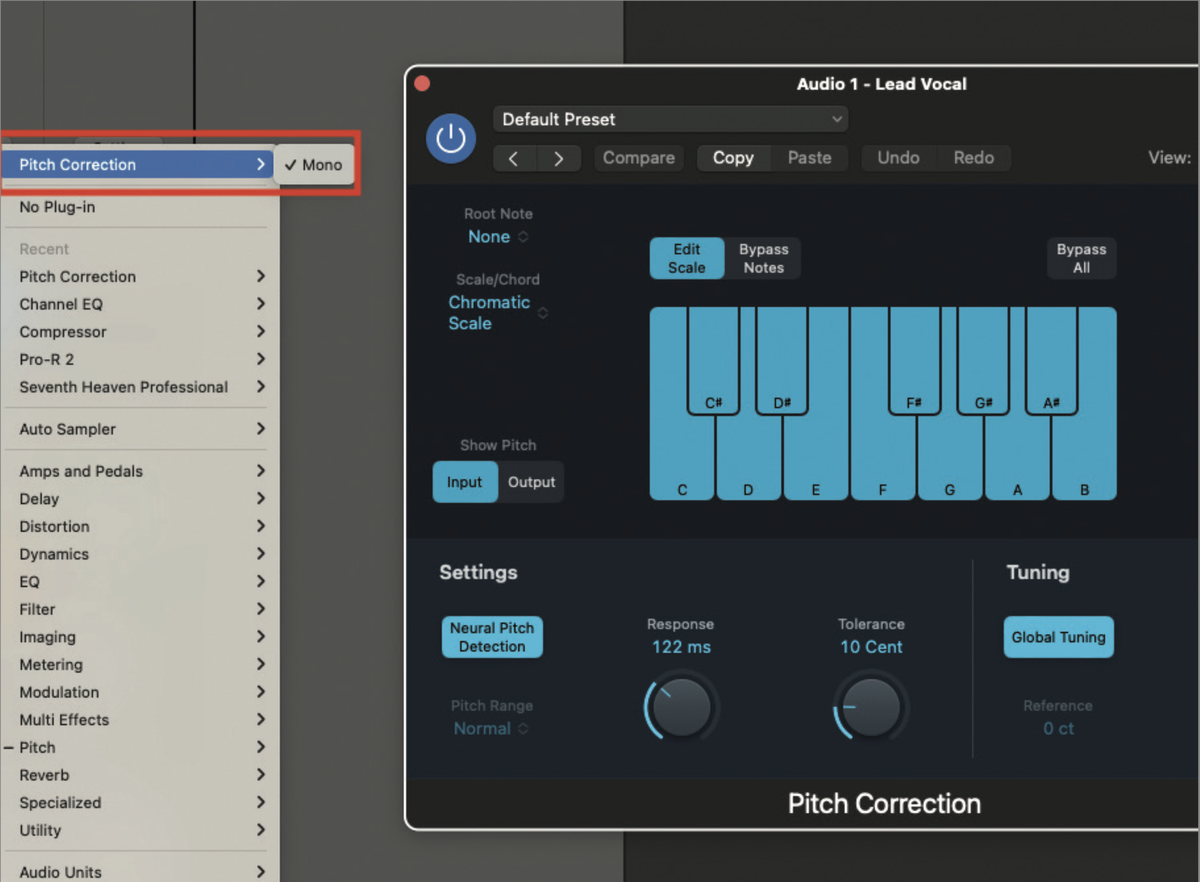 How to hard-tune your vocals using Logic Pro's stock pitch correction plugin | MusicRadar
