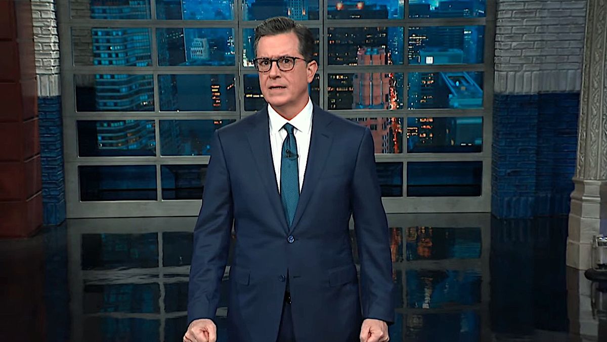 Stephen Colbert can't believe 'professional pole-toucher' Bill Barr is ...