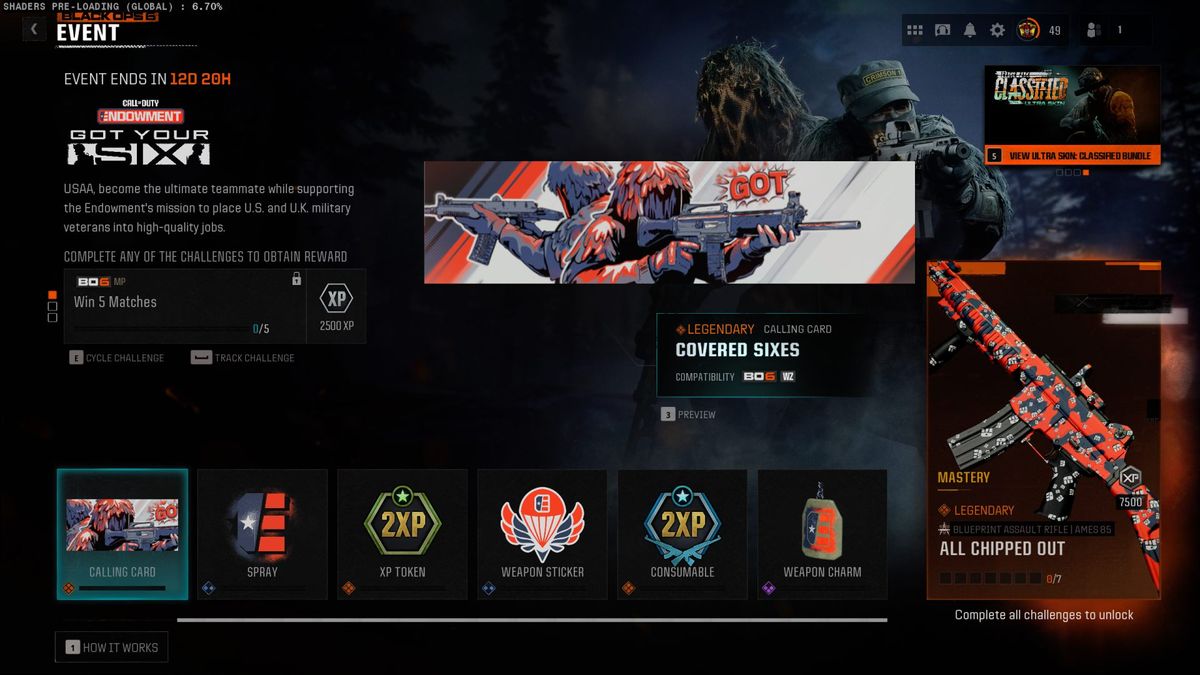 Call of Duty CODE: Got Your Six event and rewards explained | GamesRadar+