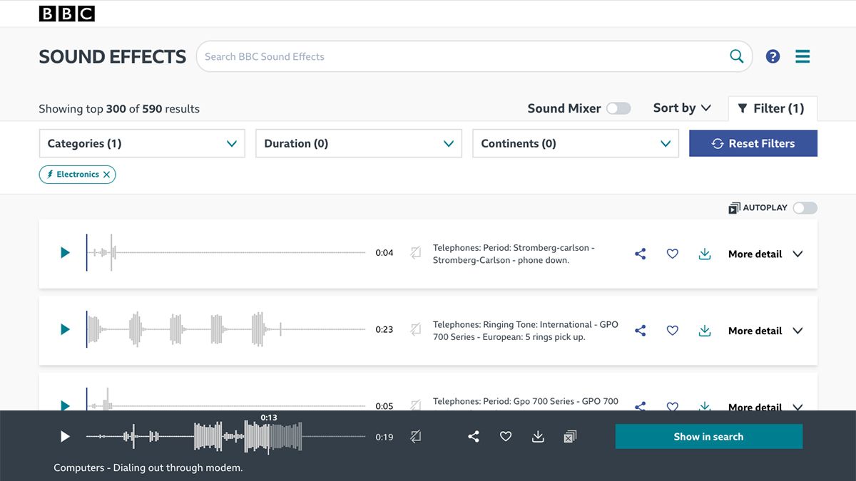 Did you know that you can download more than 33,000 BBC sound effect ...