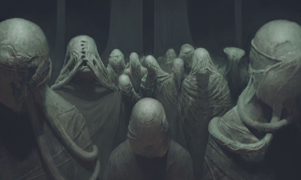 This artist's sci-fi and horror work channels influences from Egyptian ...