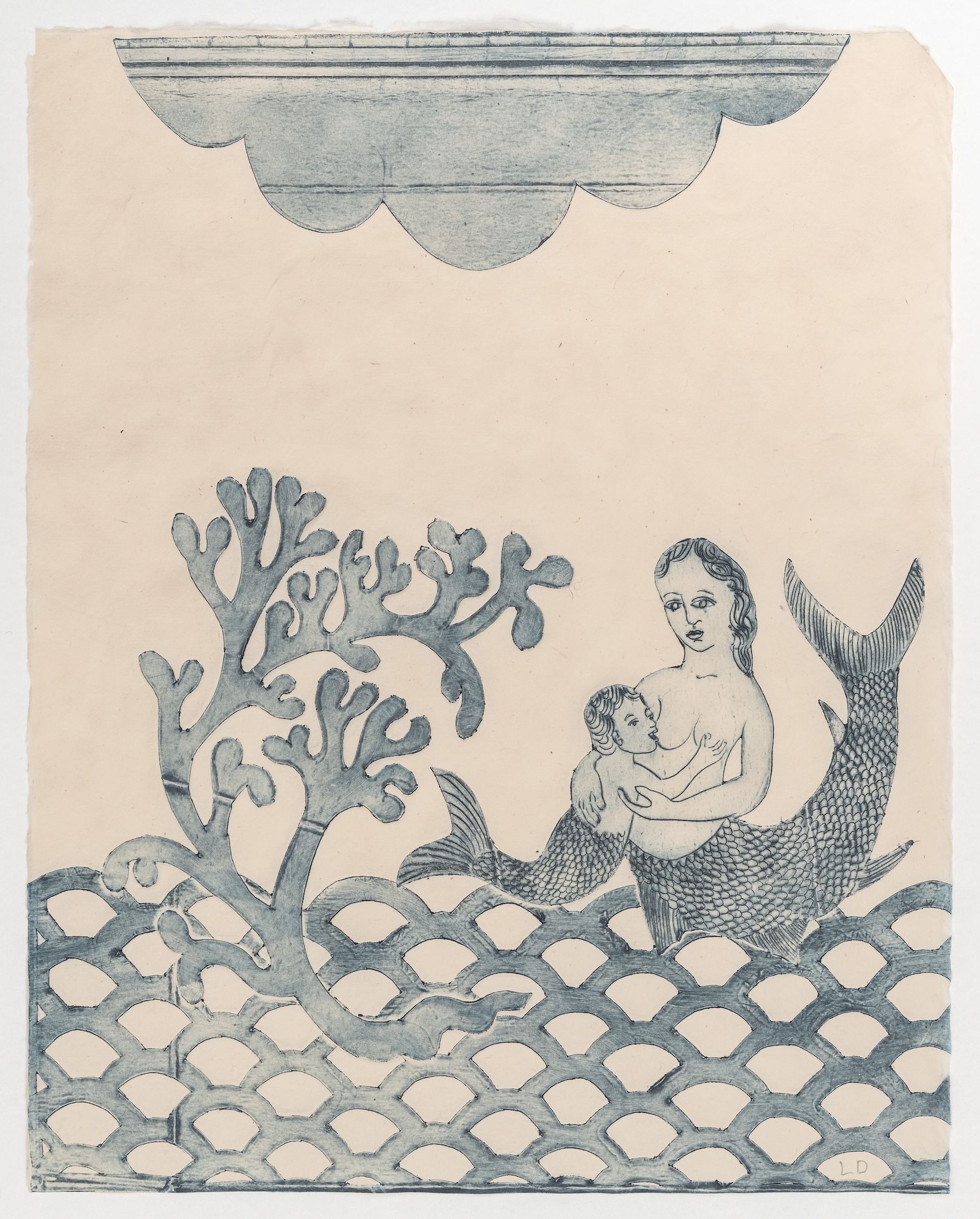 Artist Lauren Drescher’s mythical mermaid prints at Planthouse New York ...