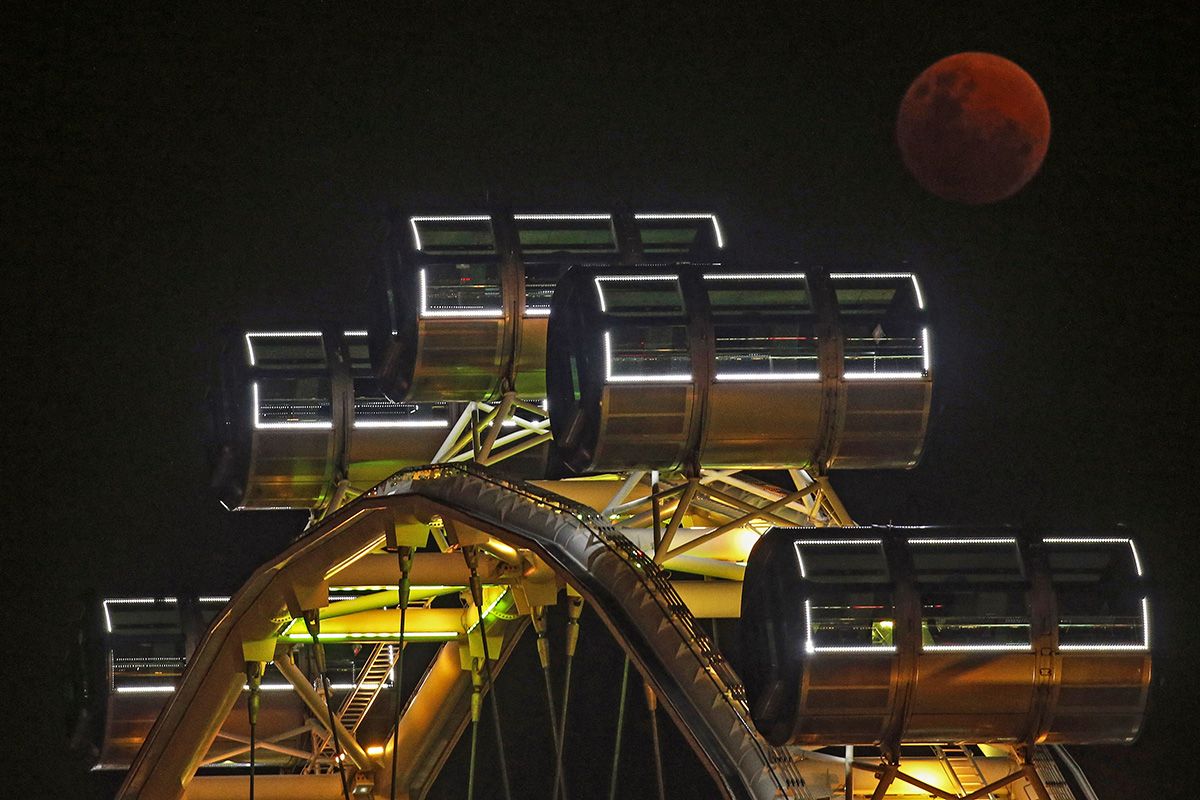 In Photos: The Rare Super Blue Blood Moon Lunar Eclipse of 2018: Page 2 ...