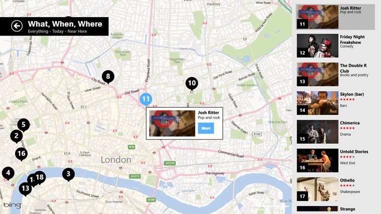 Time Out updates its array of apps for Windows 8.1 with new features ...