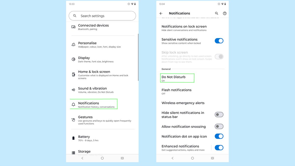How to set up Do Not Disturb in Android 14 | Tom's Guide