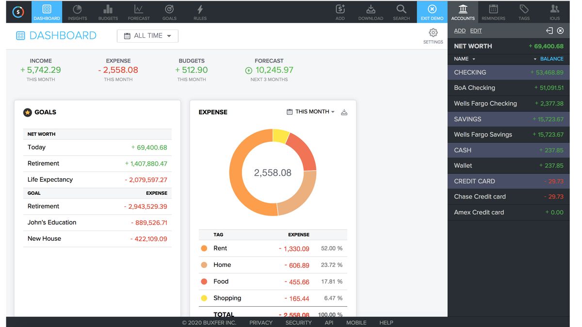 Buxfer personal finance | TechRadar