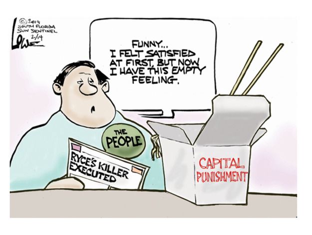 Editorial cartoon capital punishment | The Week