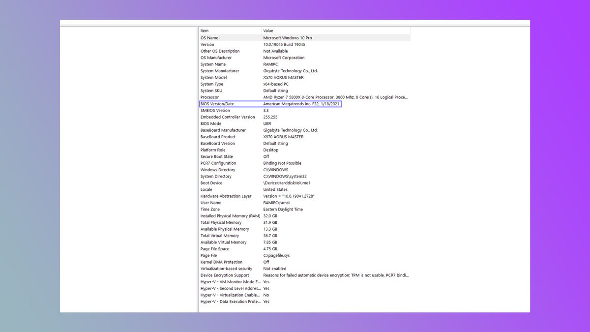 How to check bios version Windows 11 | Laptop Mag