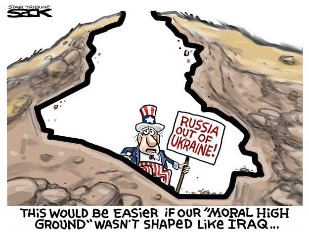 Political cartoon Russia Ukraine Iraq | The Week
