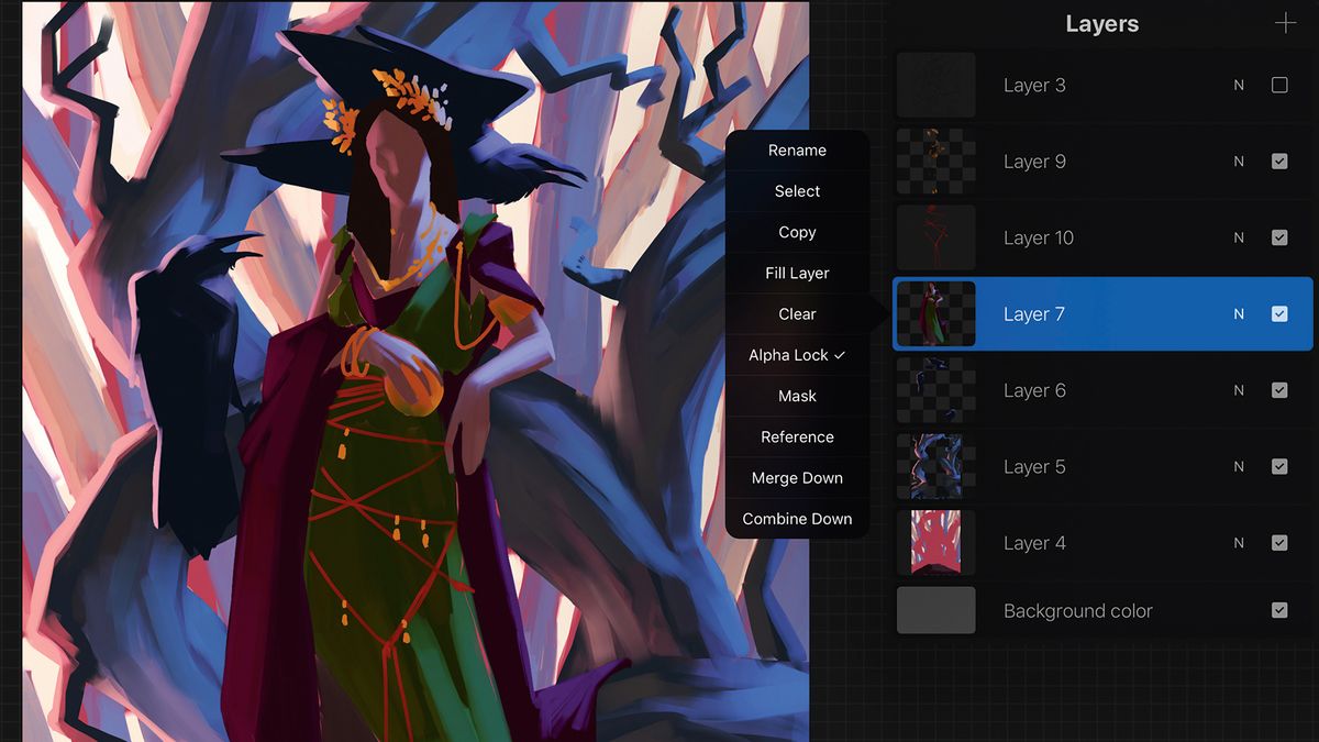 How to draw a dramatic figure in Procreate | Creative Bloq