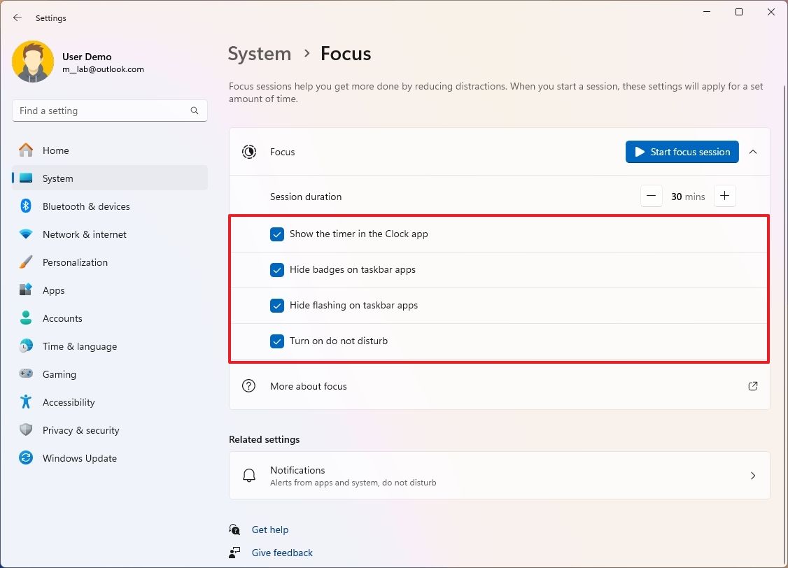 How to use Focus to avoid distractions in Windows 11 | Windows Central