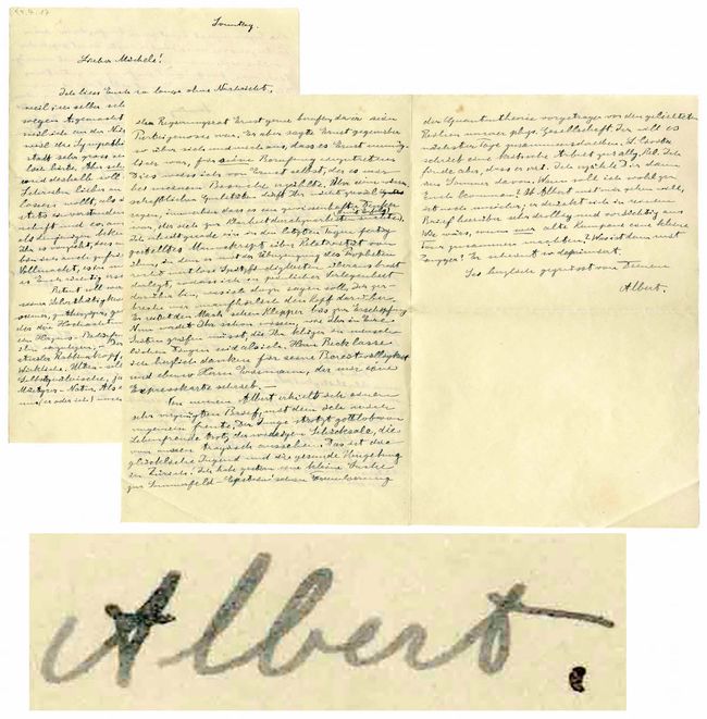Einstein's Letter Defending Murderous Friend Up for Auction | Live Science