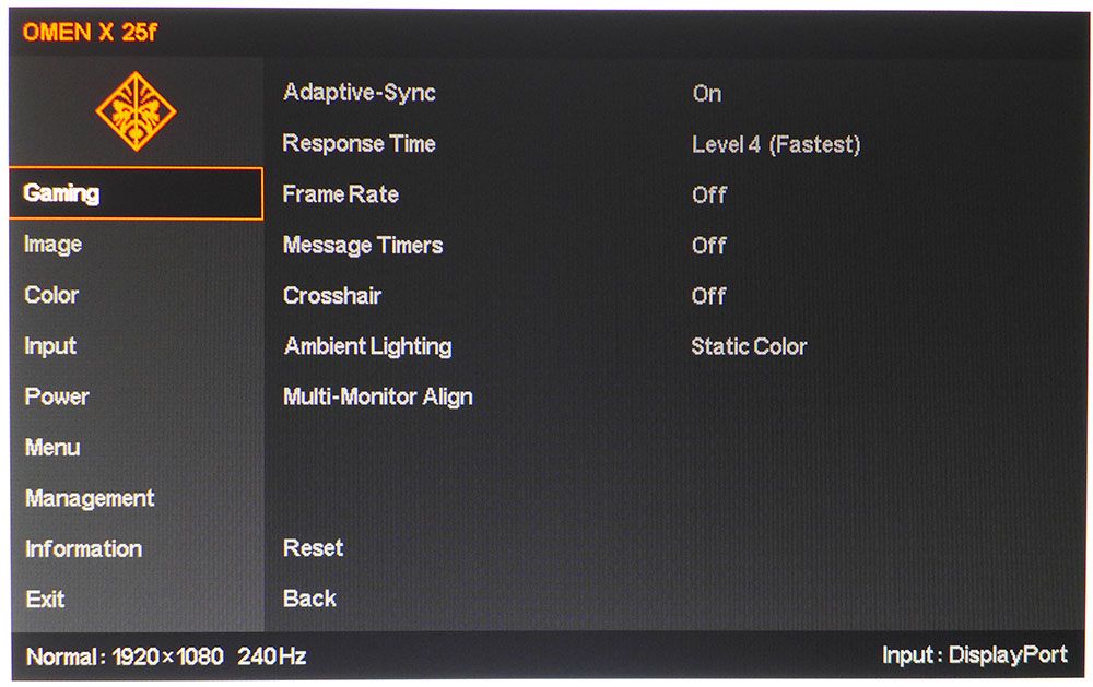 HP Omen X 25f 240 Hz Gaming Monitor Review: Speed and Style - Tom's ...