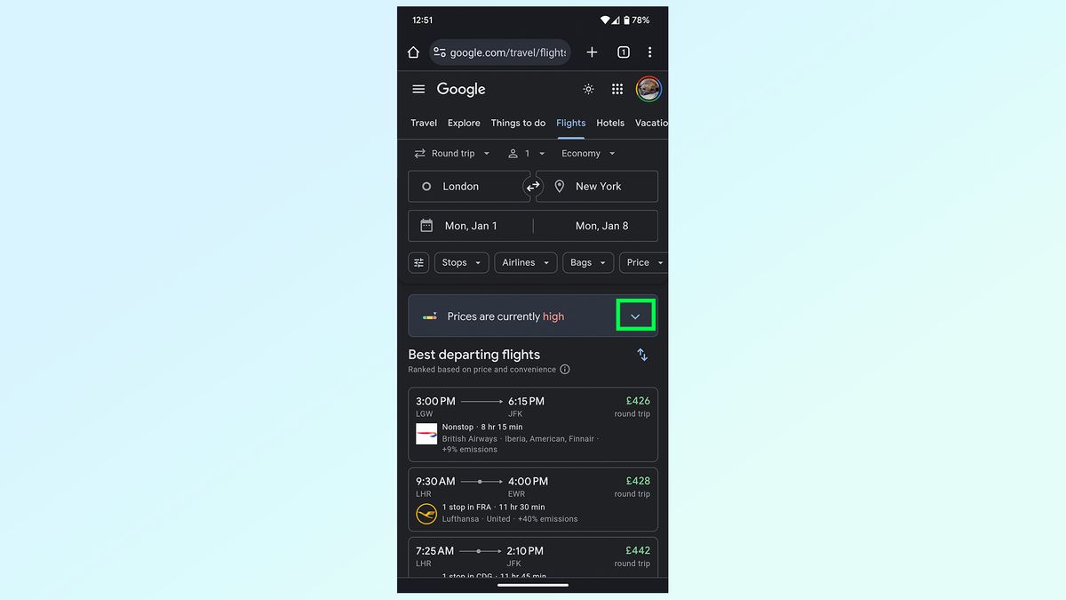 Google Flights has a new tool to find you the cheapest airfare every ...