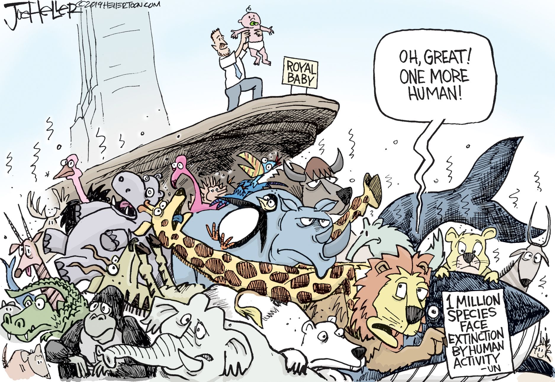 Editorial Cartoon World Royal Baby birth | The Week