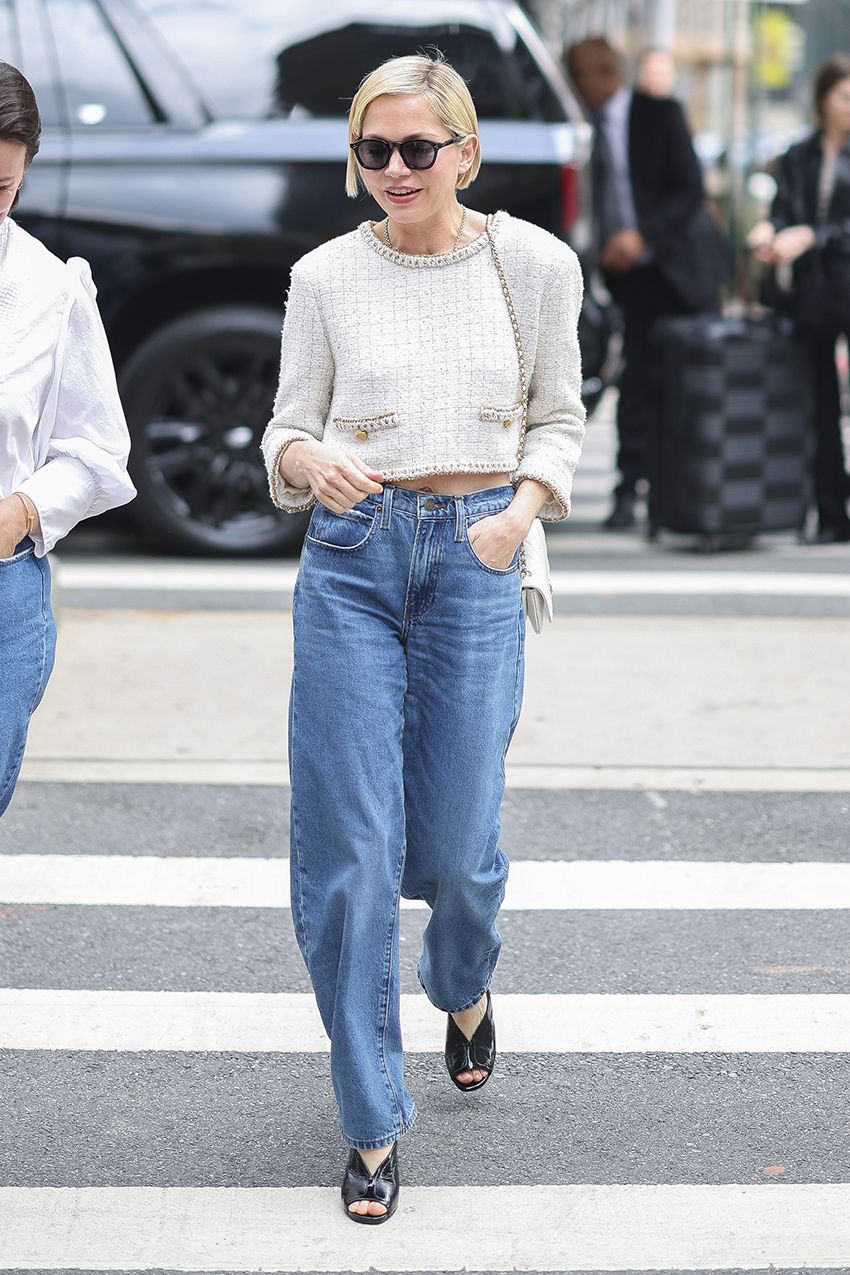 Michelle Williams Wore Spring's Freshest Heel Trend in NYC | Who What Wear