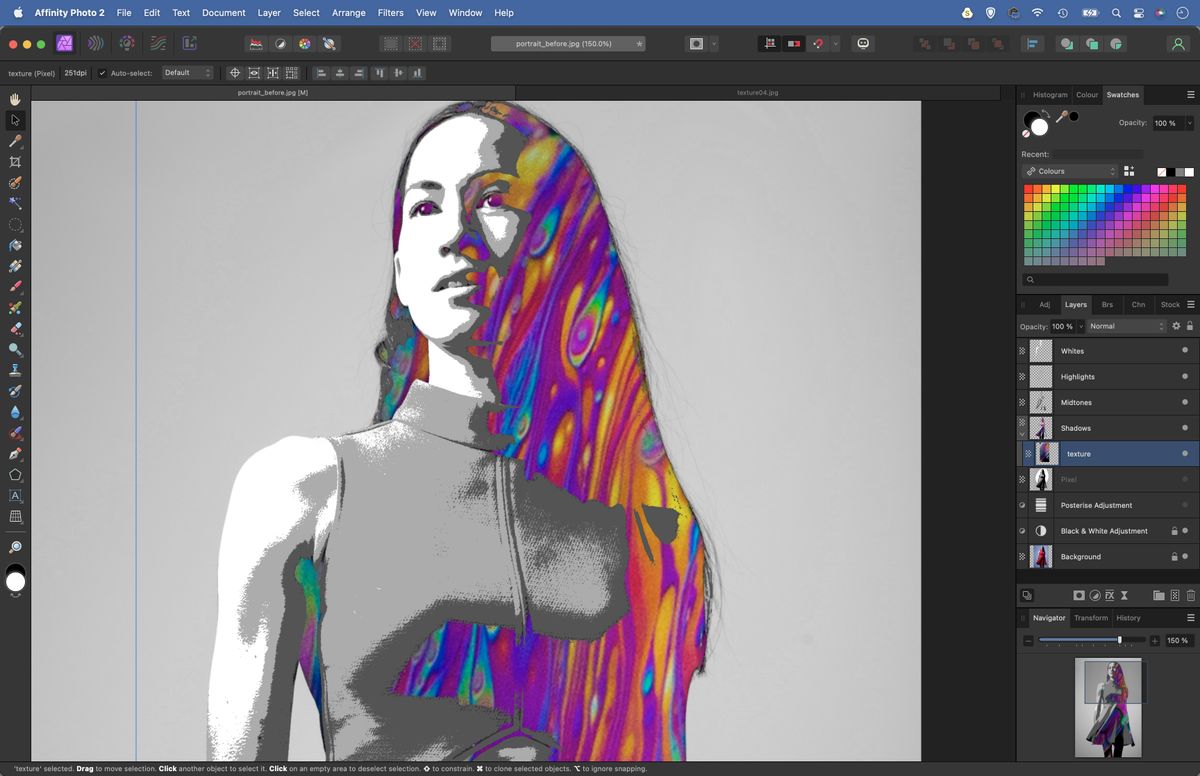 Use these free textures to create a perfect posterized portrait blend ...