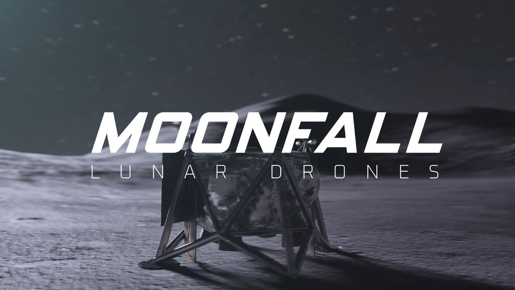 NASA wants to use a fleet of MoonFall drones to scout the lunar south ...