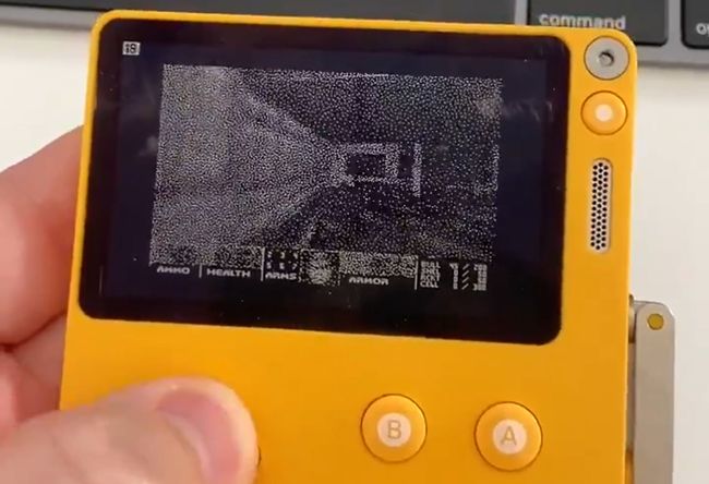 Doom has been ported to Playdate, the handheld with a crank controller ...
