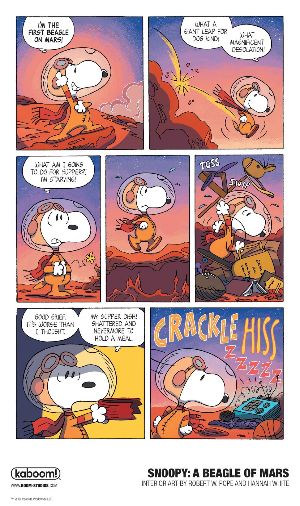 Snoopy Boldly Goes to Red Planet in 'A Beagle of Mars' | Space