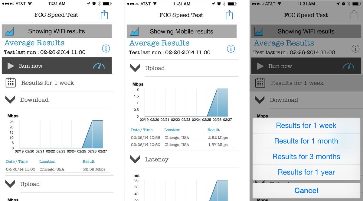 FCC Speed Test review: Measure your iPhone and iPad network performance ...