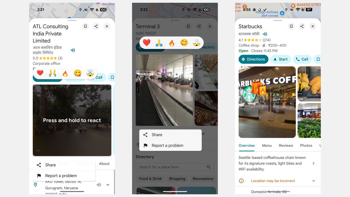 New Google Maps feature: React to images with emojis for instant ...