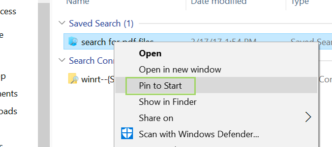 How to Pin Windows 10 File Explorer searches to the Start Menu | Laptop Mag