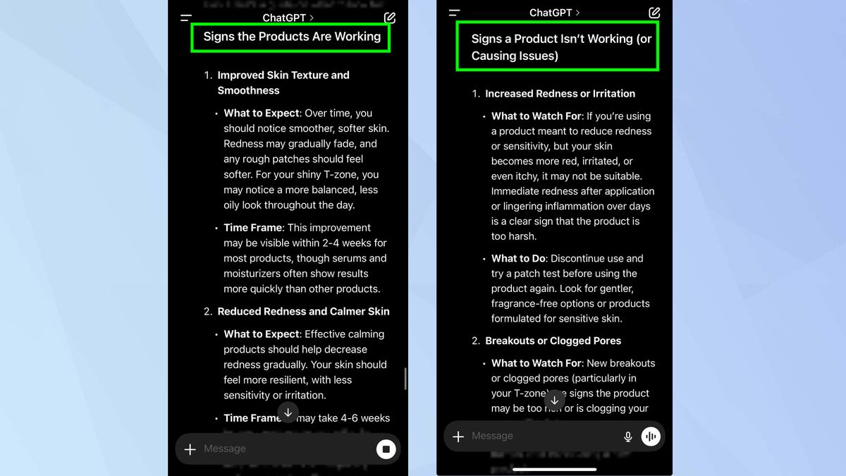 I used ChatGPT to improve my skin — here's what happened | Tom's Guide