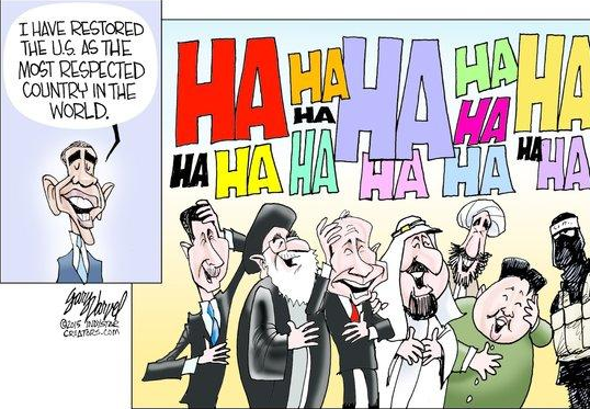 Obama cartoon World Powerful Nation | The Week