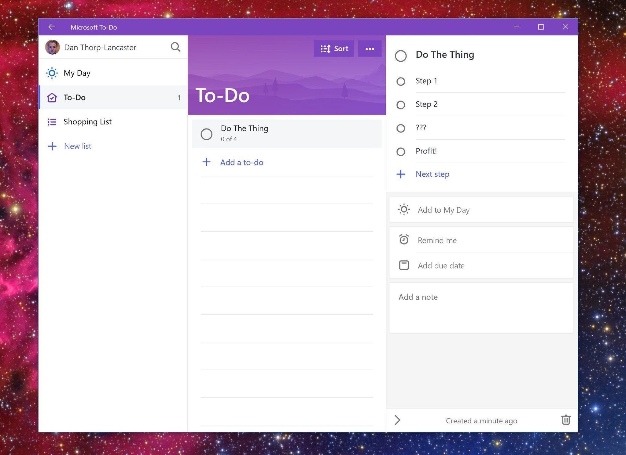 Microsoft To-Do is getting a dark mode on Windows 10 | Windows Central