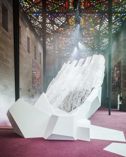 First look at Roland Snooks’ 3D printed glacier installation | Wallpaper*