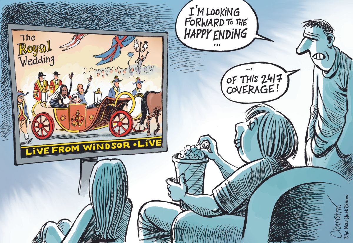 Editorial cartoon World royal wedding Meghan Markle Prince Harry | The Week