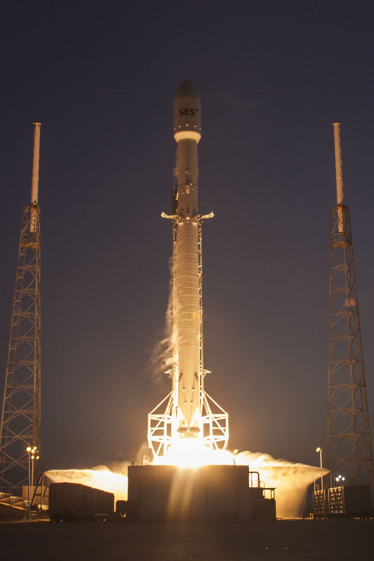 Photos: SpaceX Launches SES-9 Satellite, Attempts Rocket Landing: Page ...